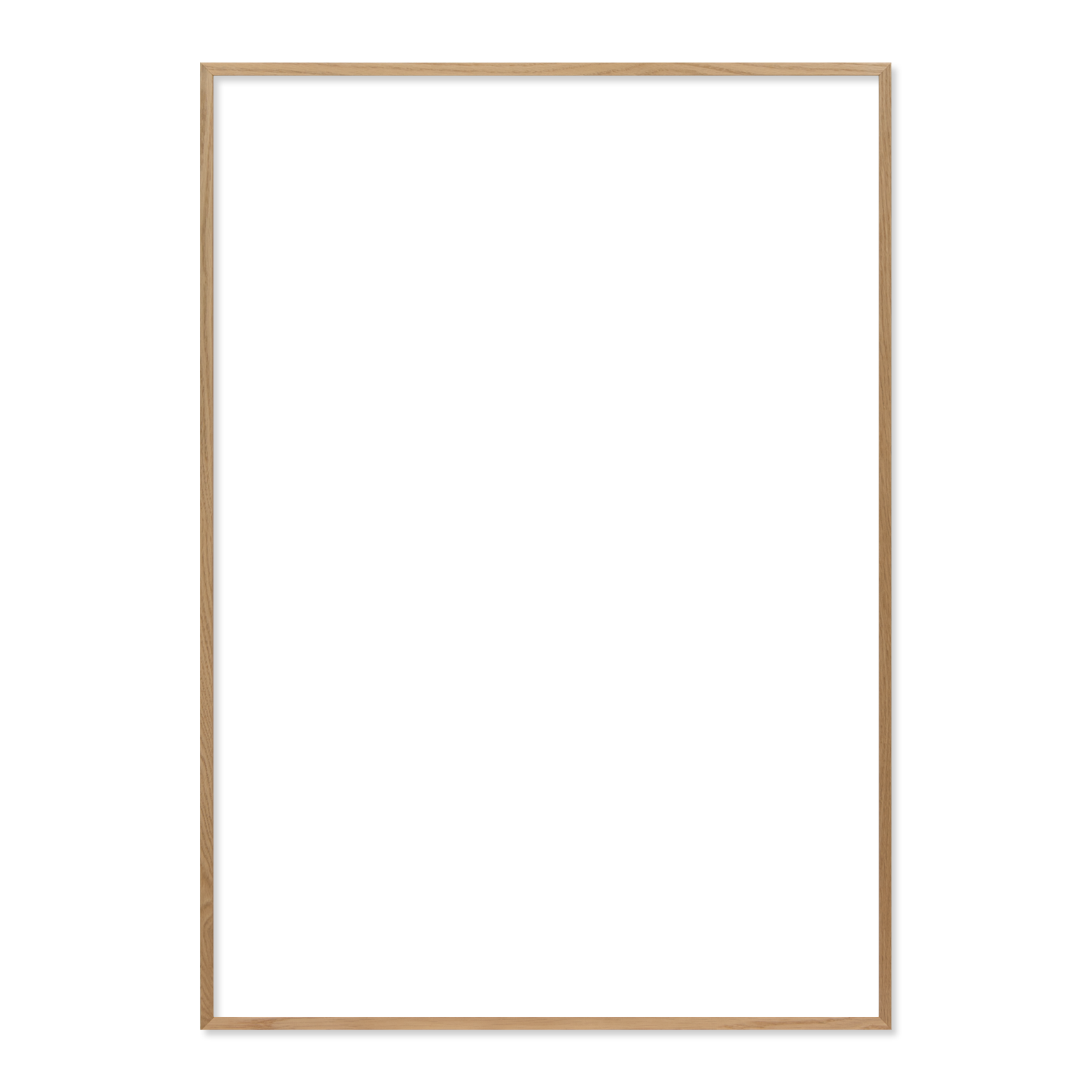 A0 ramme 84,1 x 118,9 cm i egetræ natur – til Louisiana plakater ...