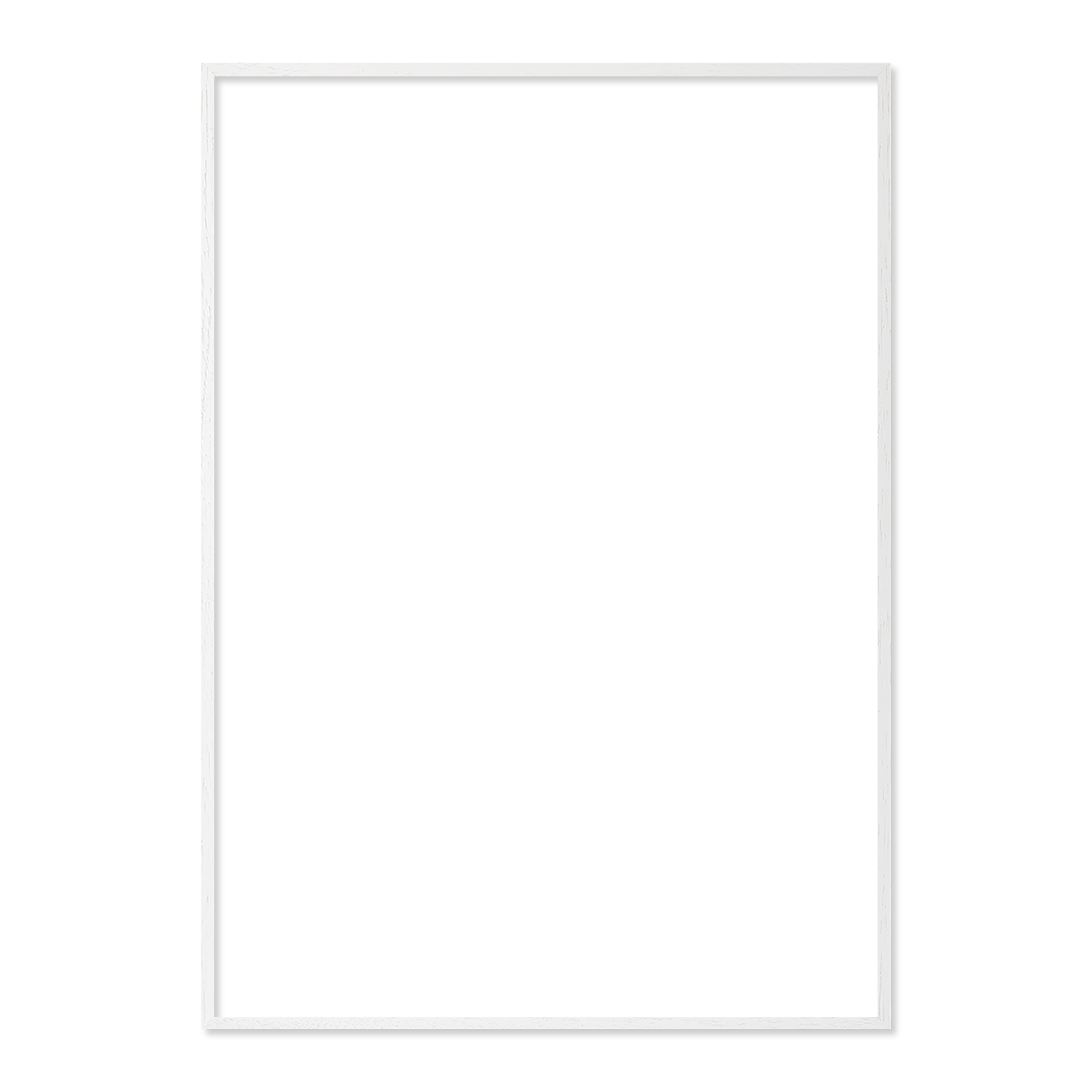 A0 ramme 84,1 x 118,9 cm i hvid egetræ – til Louisiana plakater