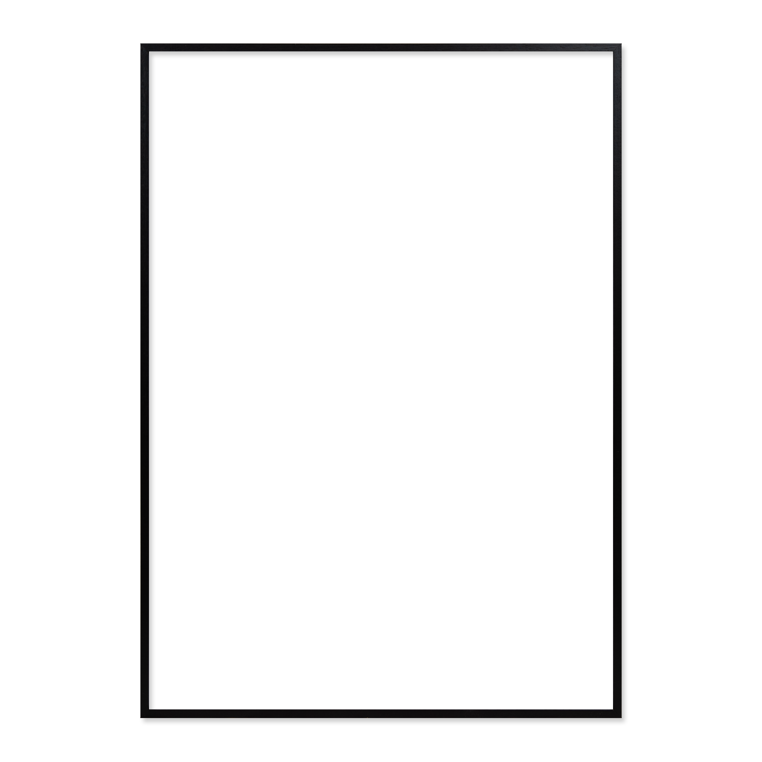 A0 ramme 84,1 x 118,9 cm i sort egetræ – til Louisiana plakater