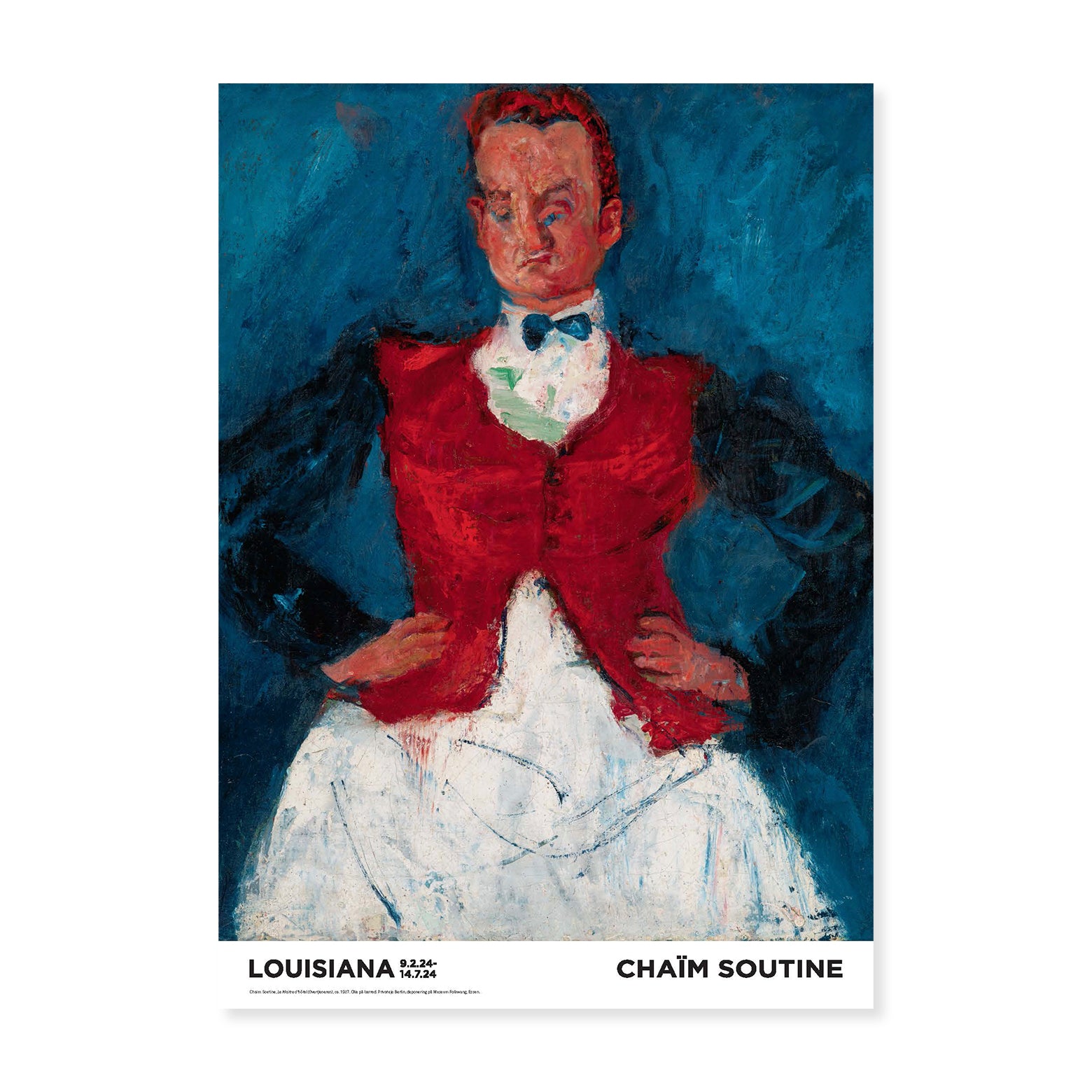 Chaïm Soutine – Le Maitre d’hôtel (Overtjeneren) – Louisiana Plakat – Louisiana Design Butik