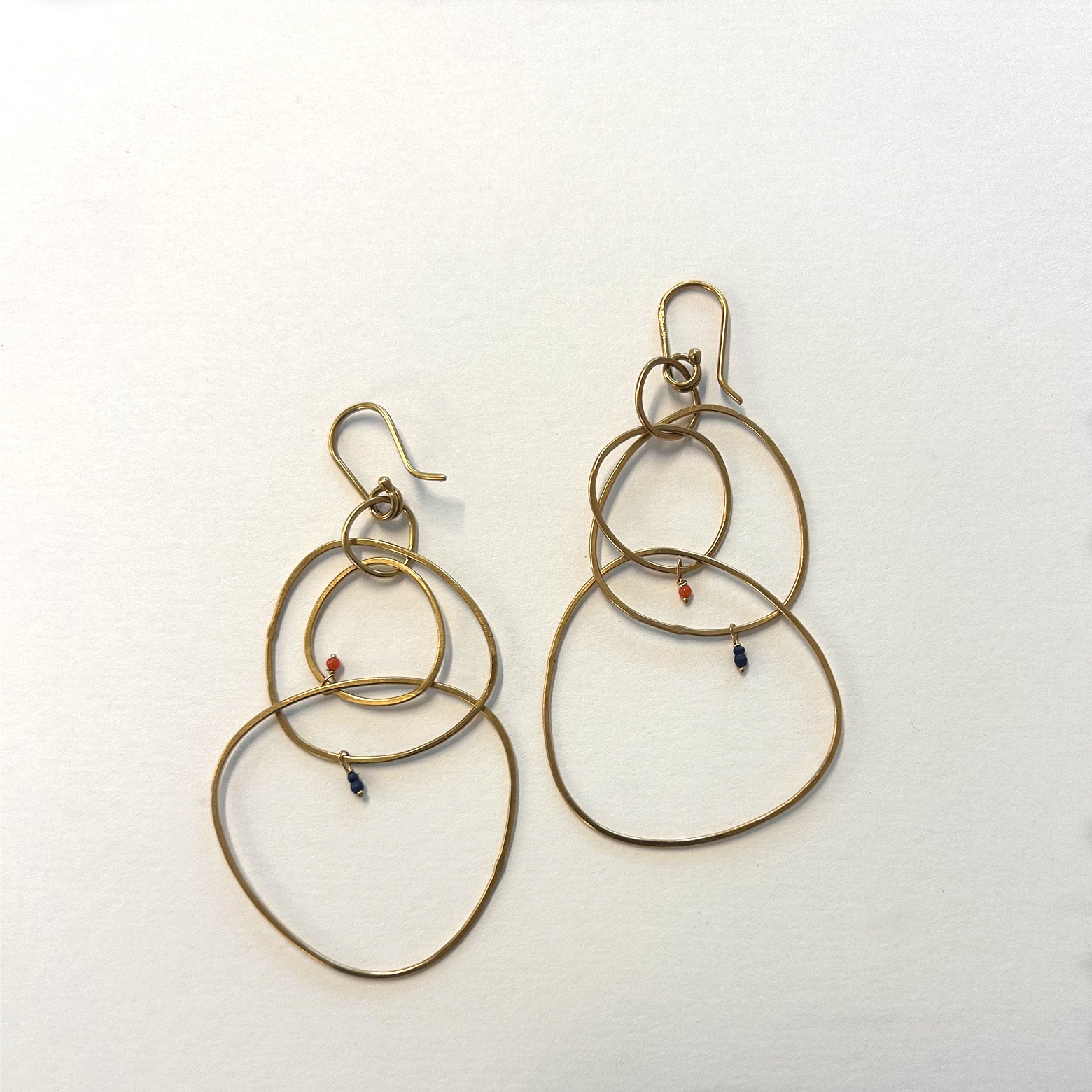 Lina Christensen earring – Loop M gold – Louisiana Design Butik