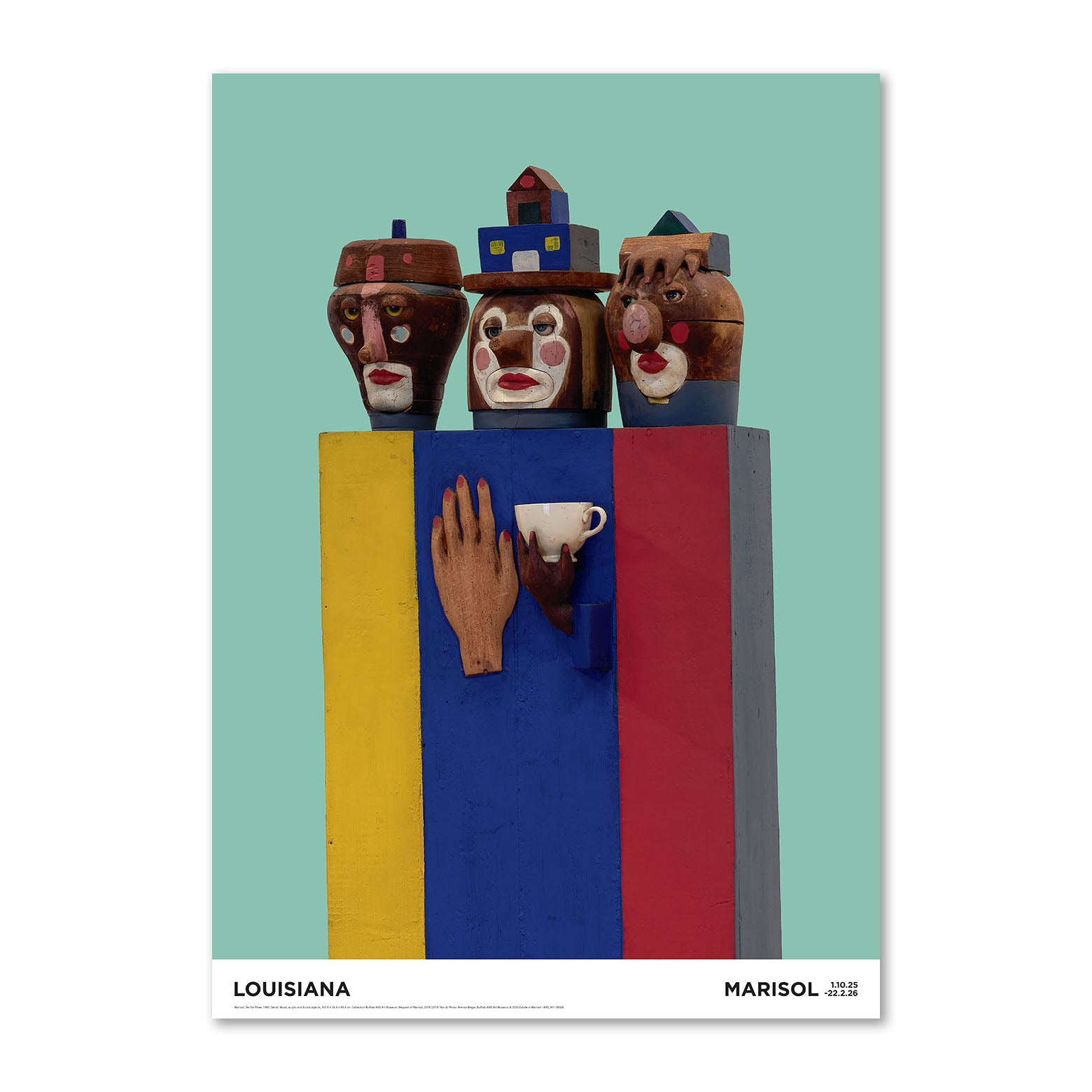 Marisol – Tea for Three 1960. Detail – Louisiana Plakat