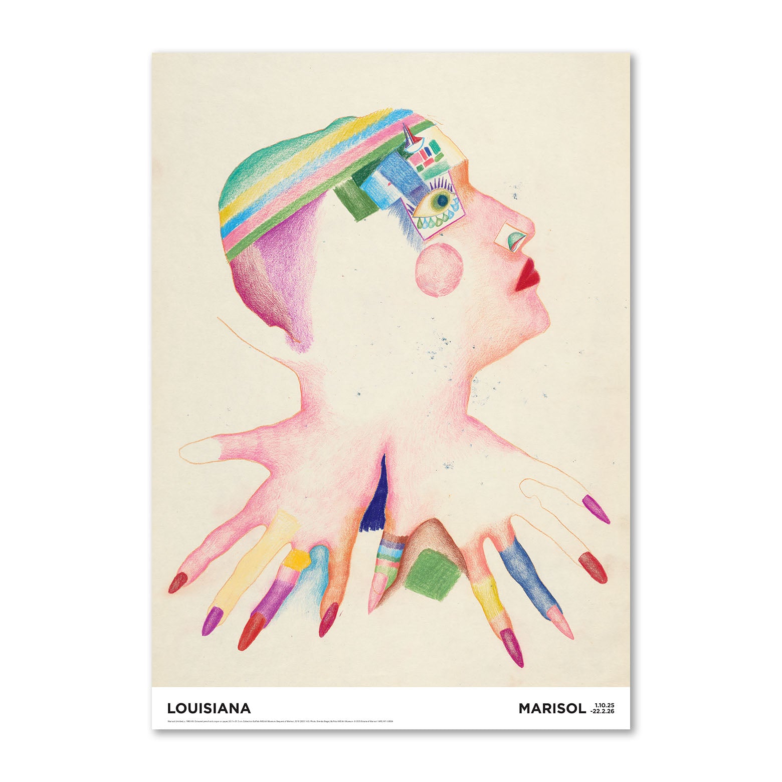 Marisol – Untitled c. 1960-65 – Louisiana Plakat