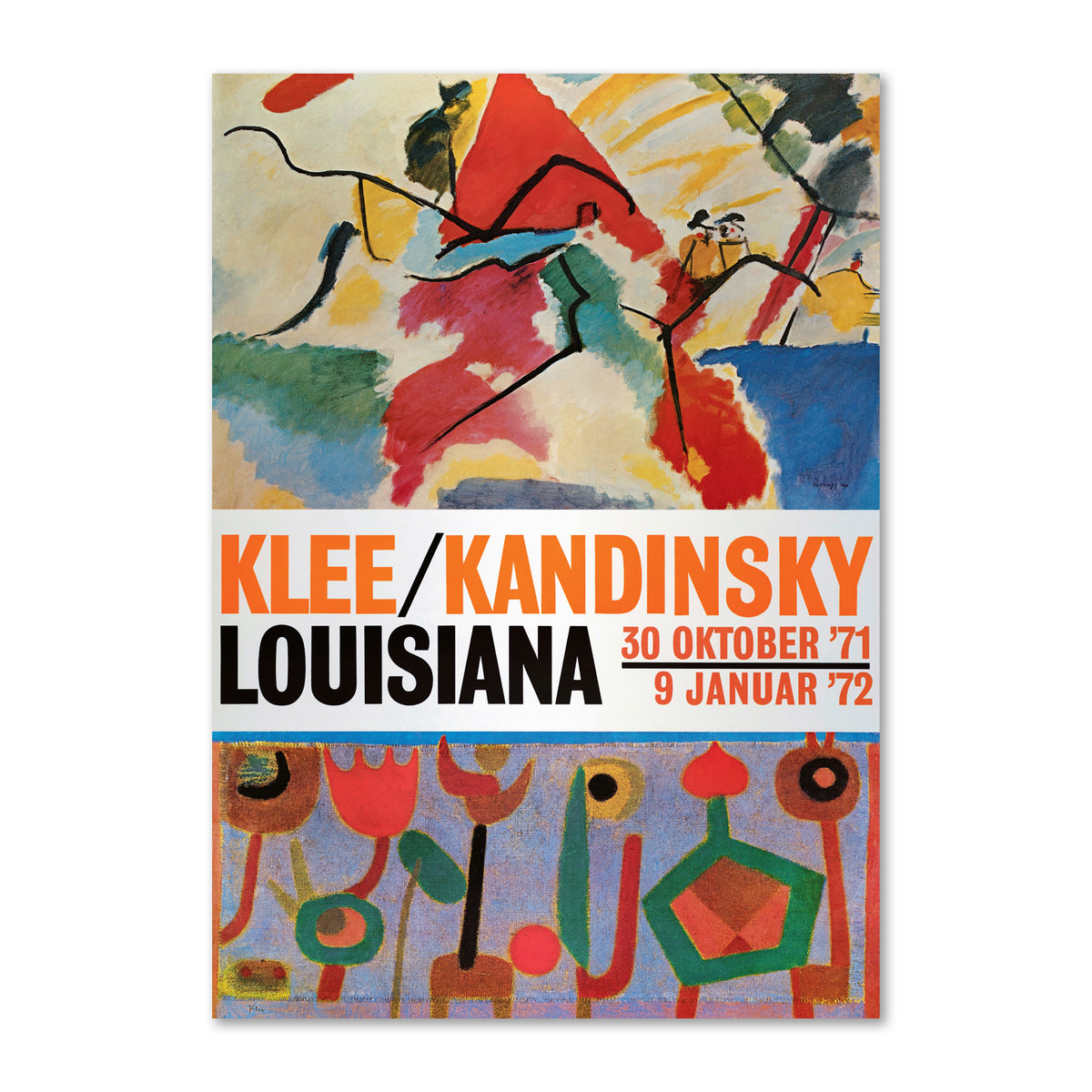 Klee/Kandinsky – Louisiana plakat