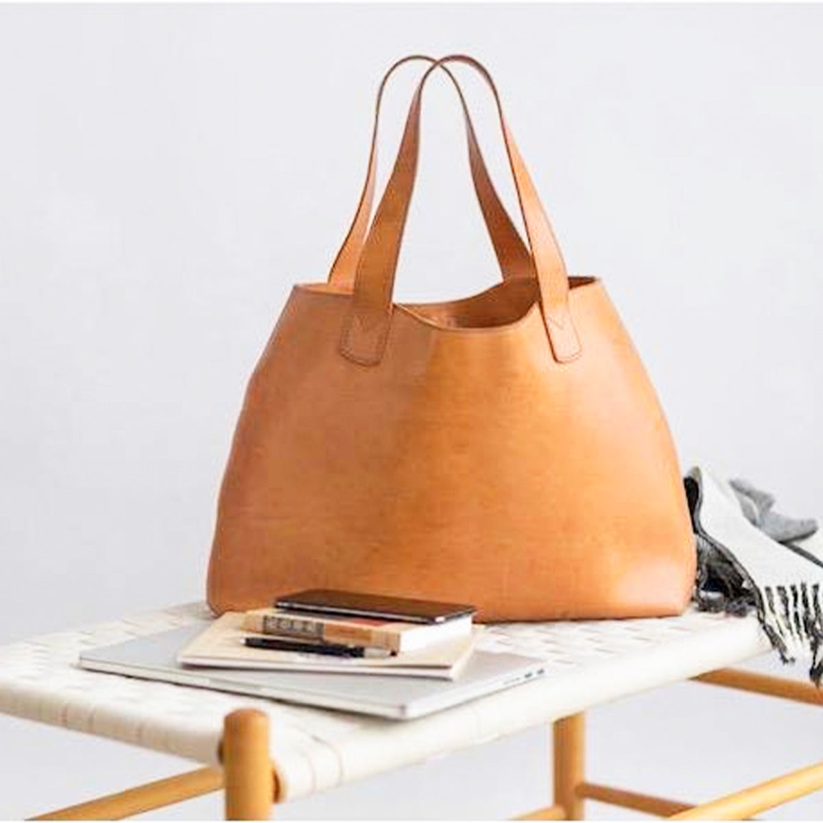 Taske – italiensk læder – Louisiana Design Butik