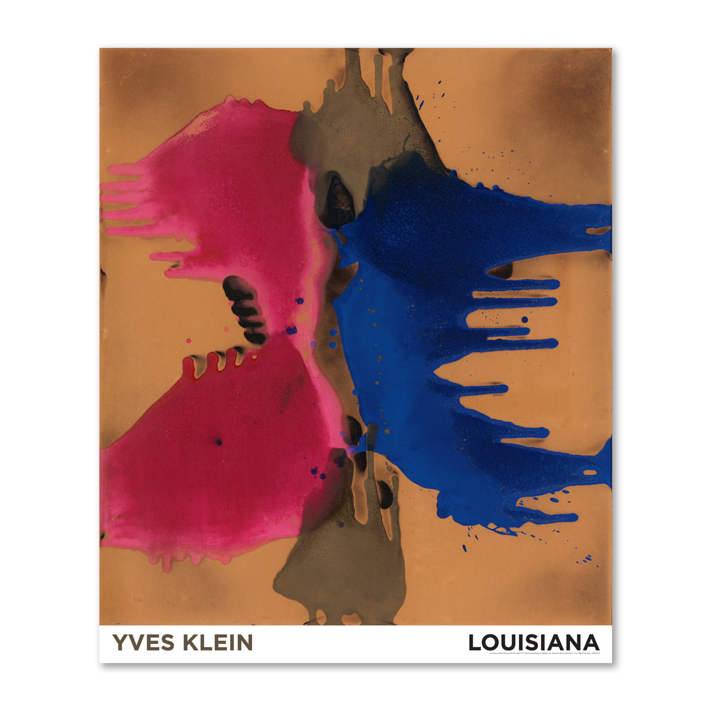 Yves Klein – Fire Colour - fc 17 (1962) - Louisiana plakat